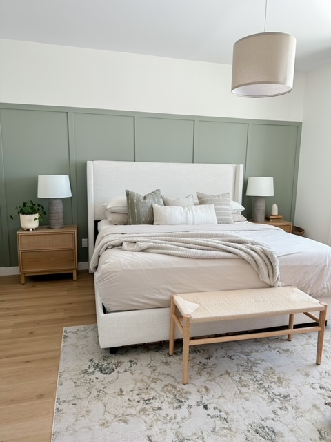 Easy DIY Panel Wall - on lakeshore drive