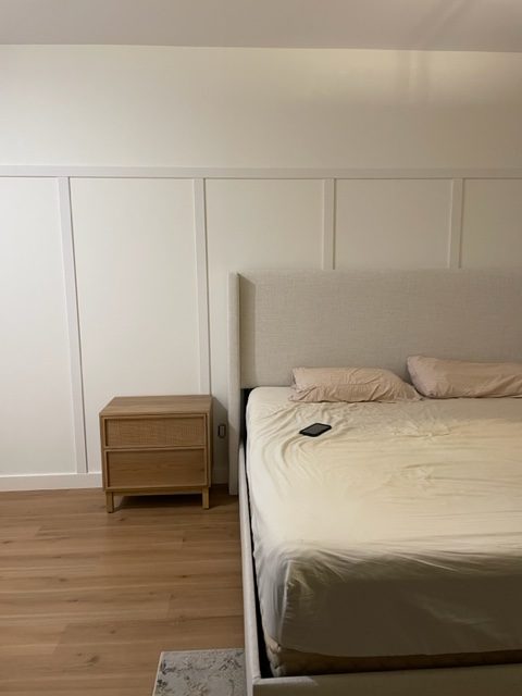 Easy DIY Panel Wall - on lakeshore drive