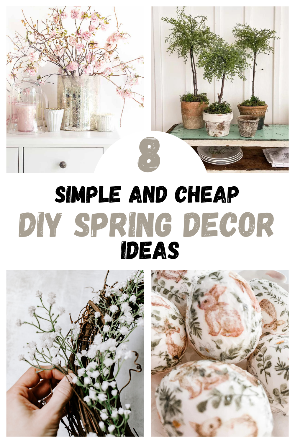 Simple DIY Spring decor ideas - on lakeshore drive