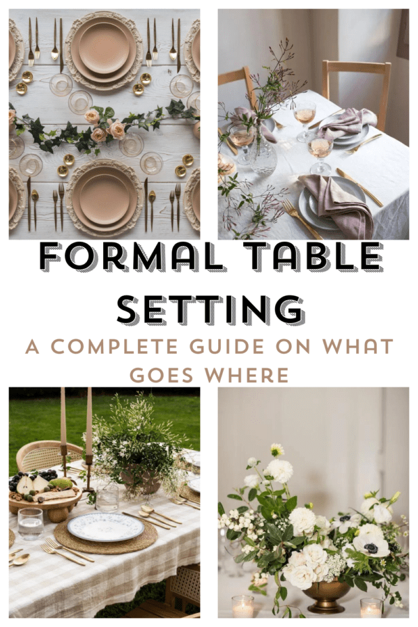 The ultimate formal table setting guide - on lakeshore drive