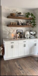 20 smart coffee bar ideas for your home - on lakeshore drive