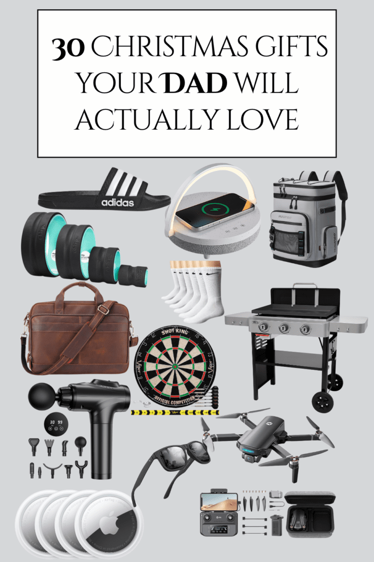 30 Christmas gift ideas for dad that he will actually love!